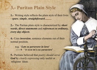 Poetry from puritanims | PPT