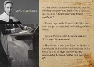 Poetry from puritanims | PPT
