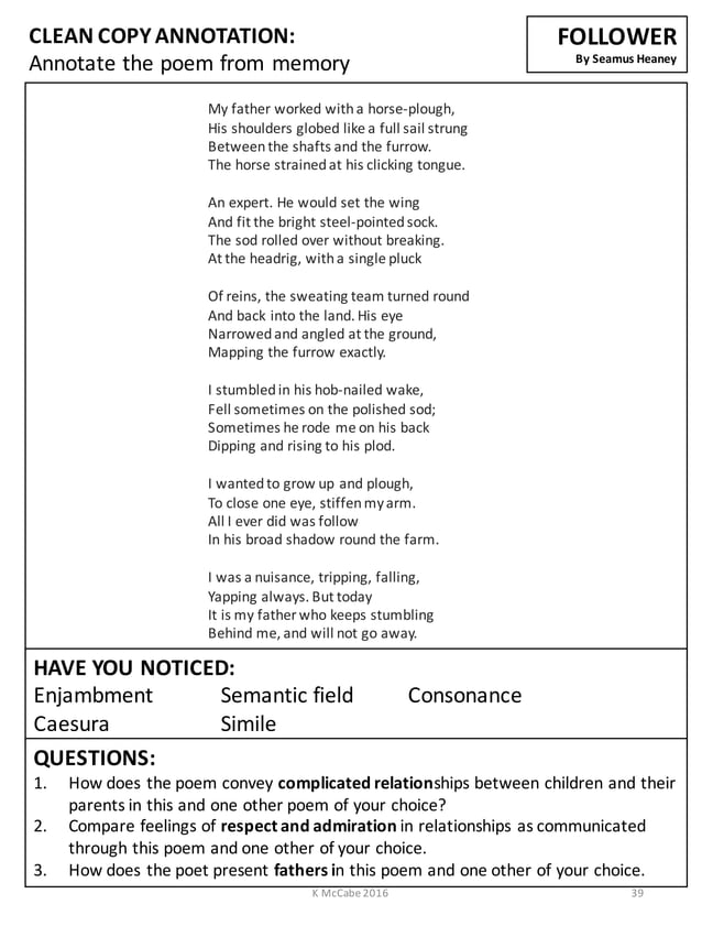 AQA Poetry Guide Love and Relationships Cluster | PDF