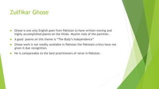 Poetry in Pakistani Literature in English.pptx