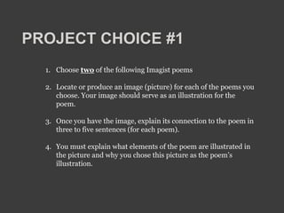 Poetry in pictures | PPT