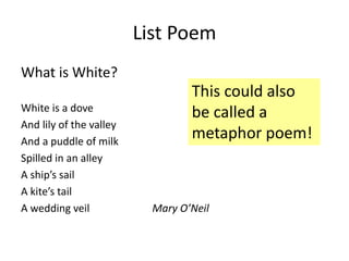 Extended Metaphor Poems About Life