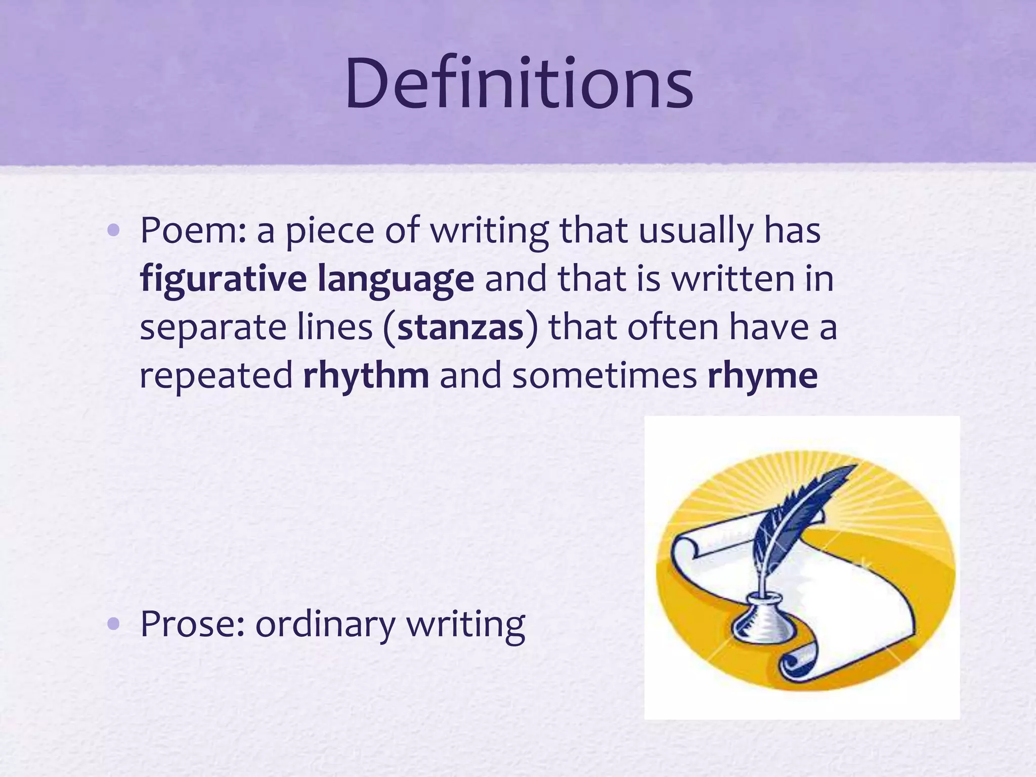 Poetry Introduction | PPT