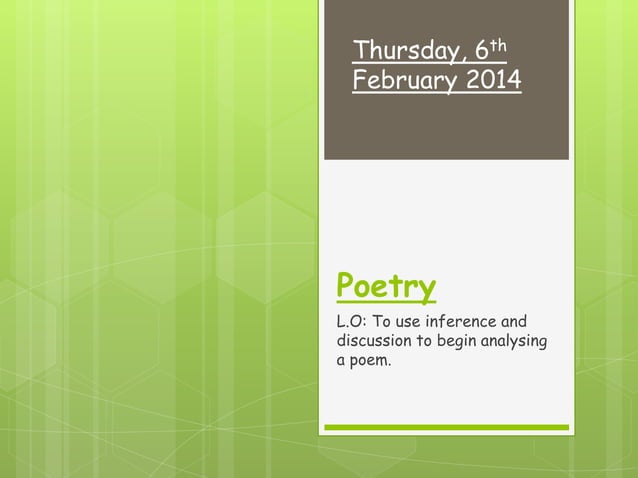 Poetry lesson 1 ozymandias | PPT