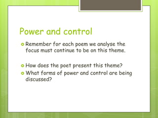 Poetry lesson 1 ozymandias | PPT