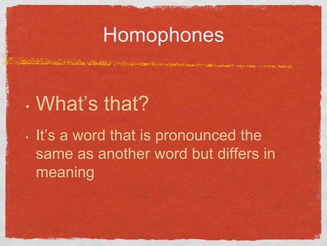 Poetry lesson homophones | PPSX
