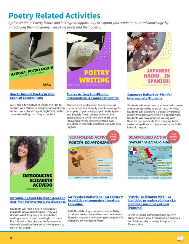 Poetry Month Spanish Class Activities Class Guide For Spanish Teachers PDF poetry-month-spanish-class-activities-class-guide-for-spanish-teachers-pdf