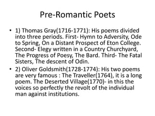 Poetry of the age of transition | PPT