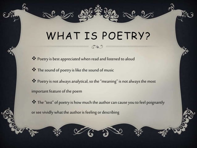 Poetry & Poe | PPT