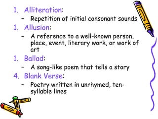 Poetry power (language arts) | PPT