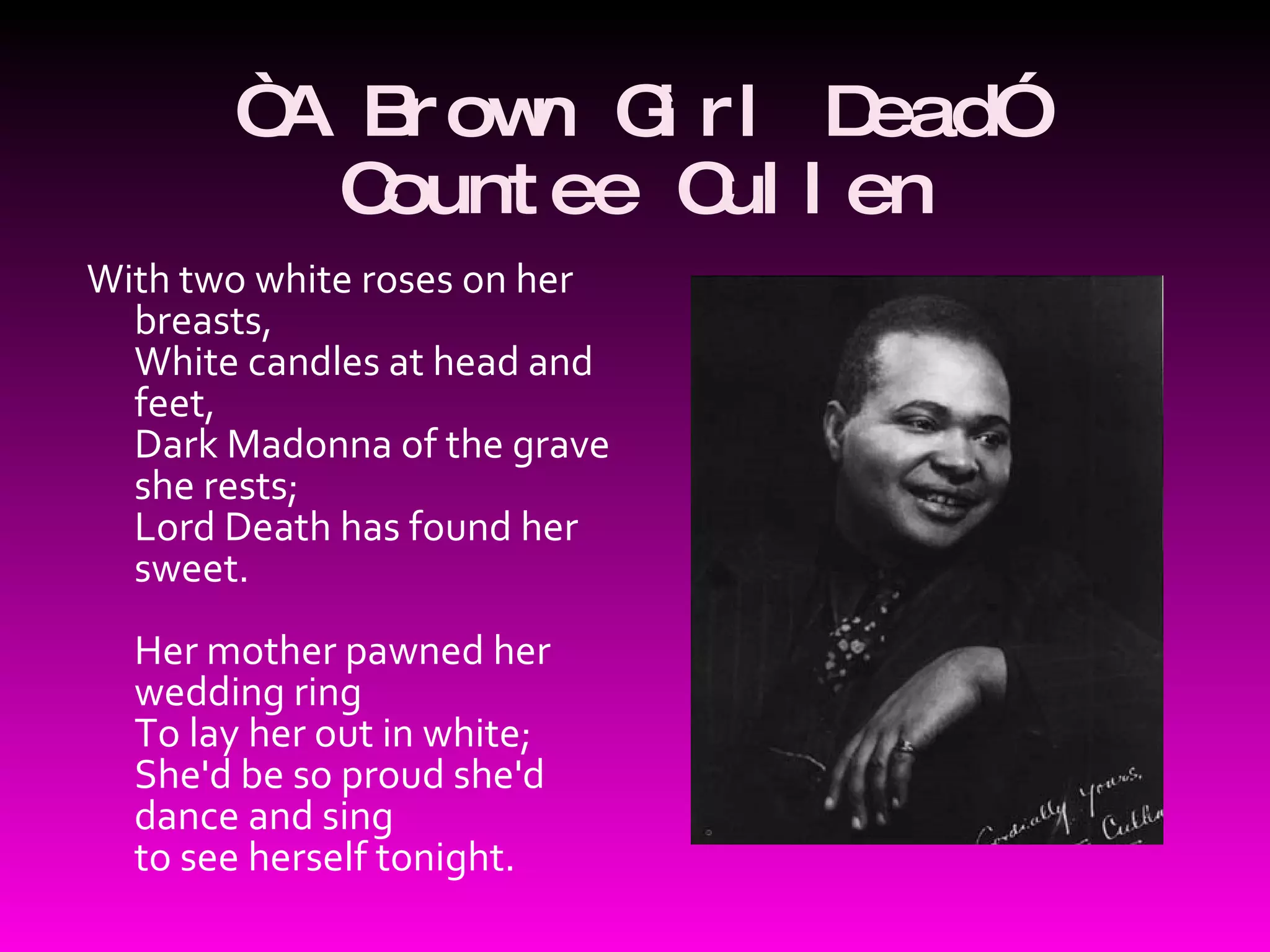 Poetry Analysis | PPT