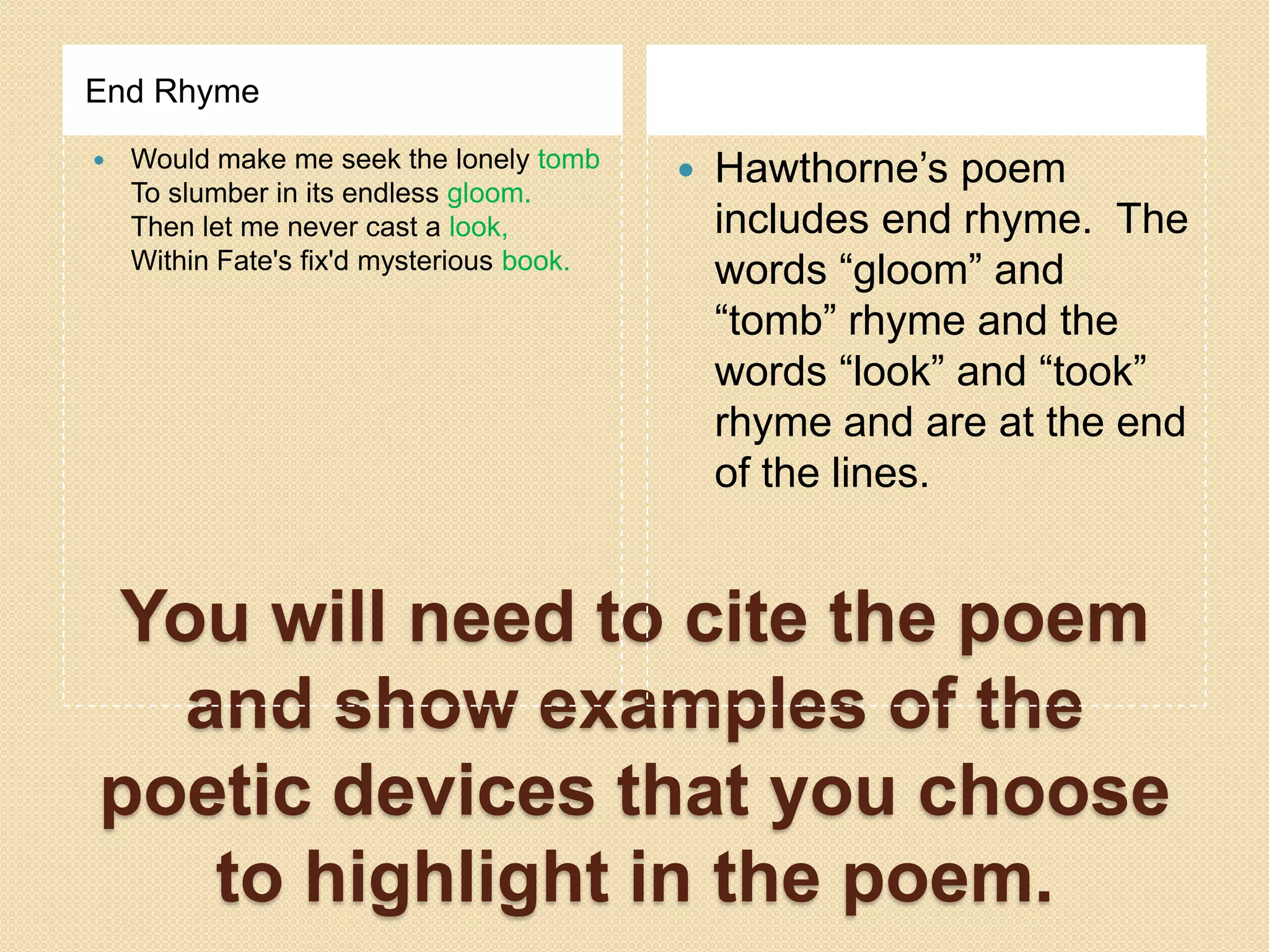 Poetry ppt example | PPT