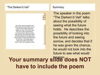 Poetry ppt example | PPTX