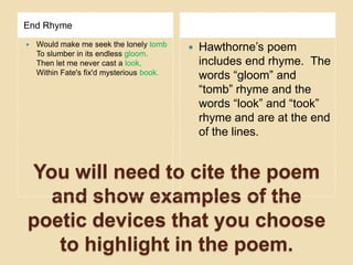 Poetry ppt example | PPTX