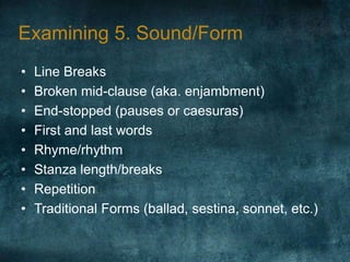 How to Read and Understand Poetry in 5 Easy Steps | PPTX