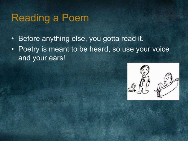 How to Read and Understand Poetry in 5 Easy Steps | PPTX