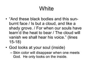 The little black boy - William Blake | PPT