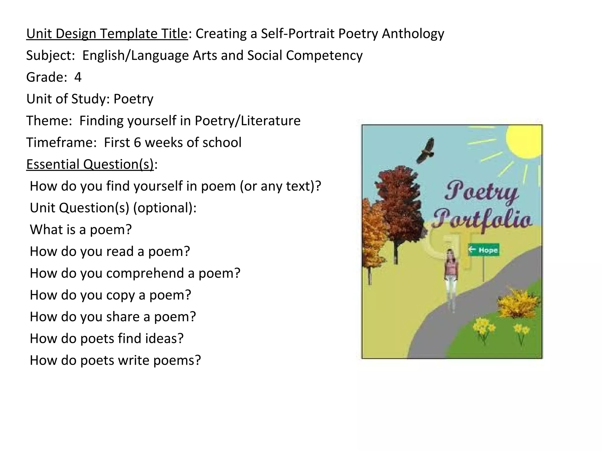 Poetry Project | PPT | Poetry | Books and Literature