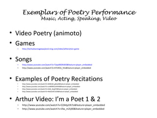 Poetry Project | PPT