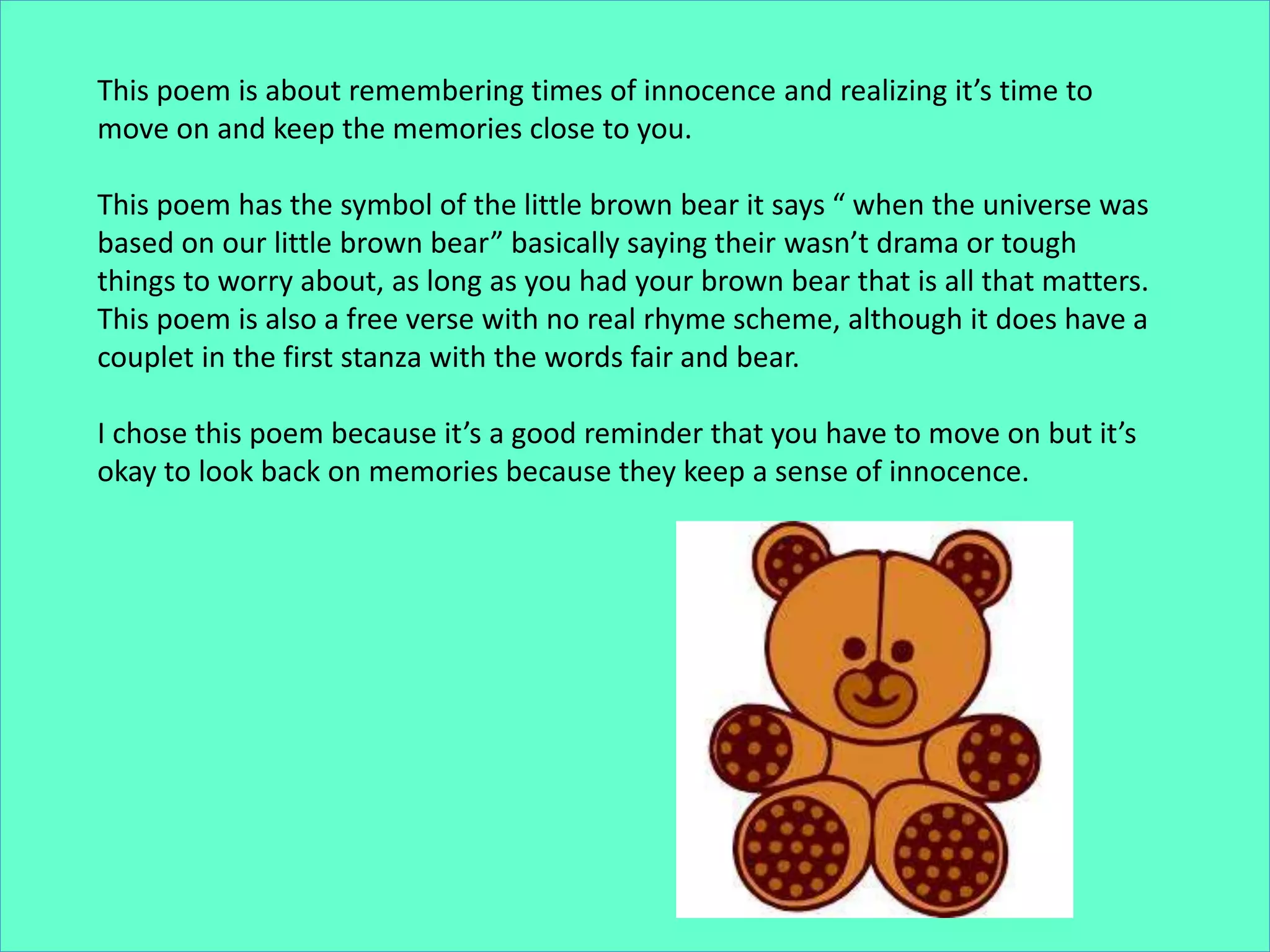 Poetry project | PPTX