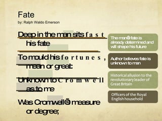 poetry project | PPT