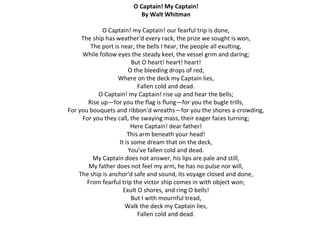 Red Ribbon Week Poems