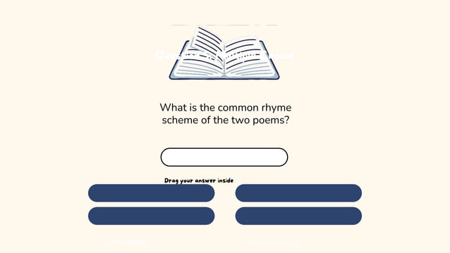 FORMS AND ELEMENTS OF POETRY QUIZ.pptx | Poetry | Books and Literature
