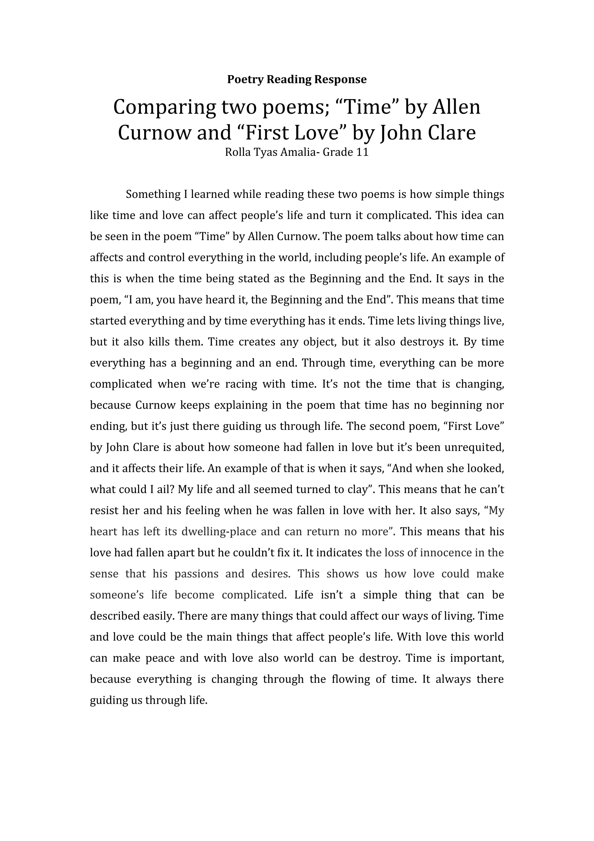 Poetry reading resopnse | DOCX