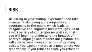 Poetry revision | PPTX