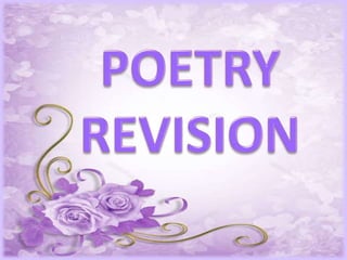 POETRY REVISION | PPT