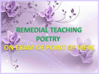 POETRY REVISION | PPT