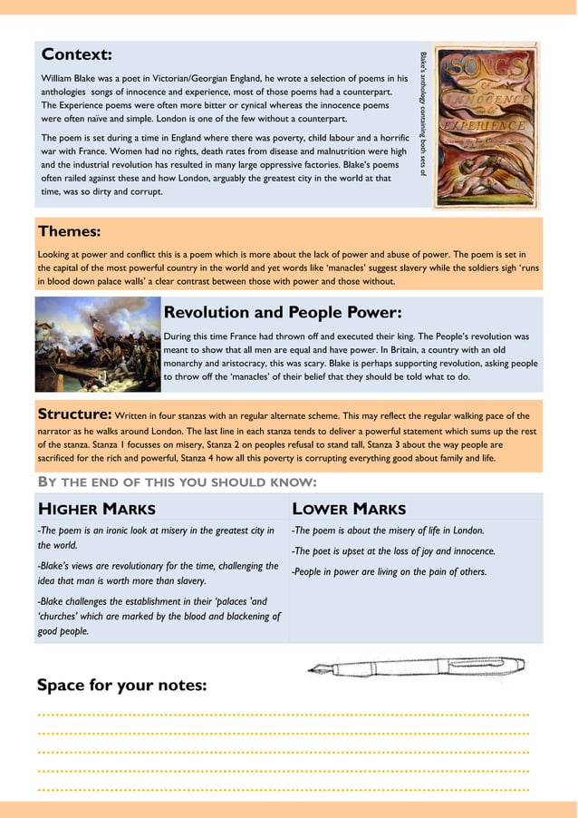 AQA Power and Conflict Poetry Revision Guide | PDF