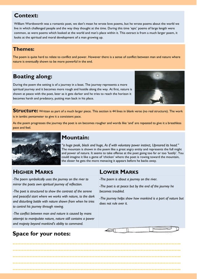 AQA Power and Conflict Poetry Revision Guide | PDF | Educational ...
