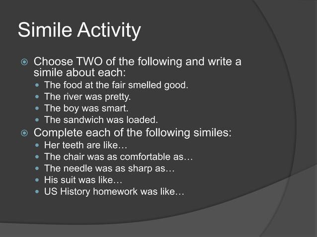 Poetry Simile Metaphor Grade 10 | PPTX | Poetry | Books and Literature