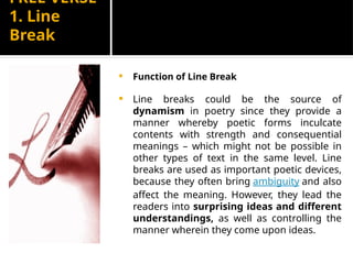 reading and writing poetry -POETRY SLIDE | PPTX