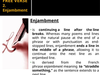 reading and writing poetry -POETRY SLIDE | PPT