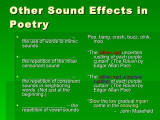 Poetry student notes | PPT