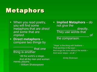 Poetry student notes | PPT