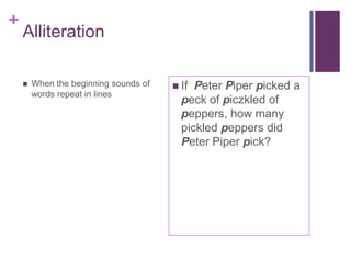 Poetry term pw pt | PPTX