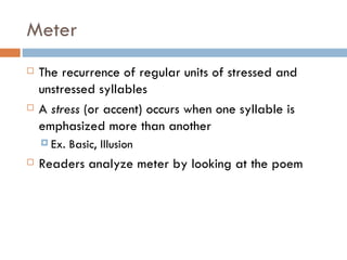 Poetry Terms | PPT