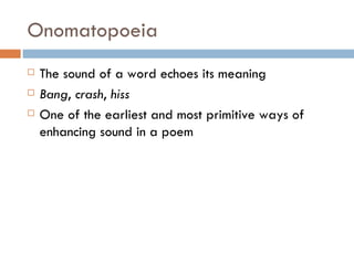 Poetry Terms | PPT