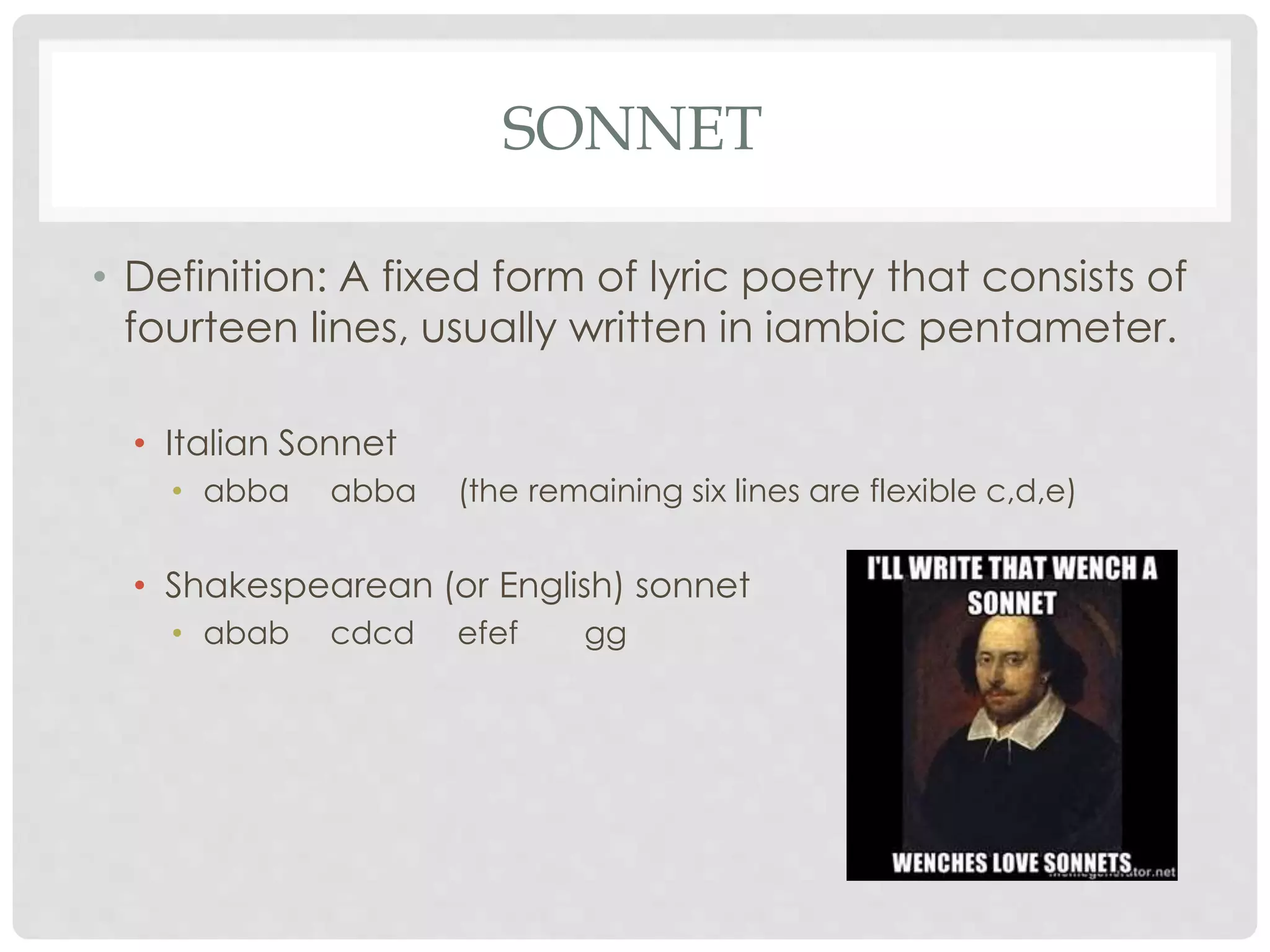 Poetry Terms Presentation with Memes and Images | PPTX