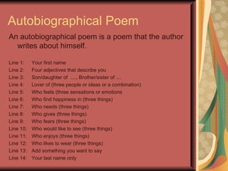 Poetry terms notes | PPT