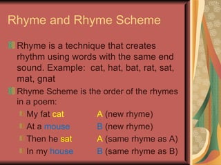 Poetry terms notes | PPT | Free Download