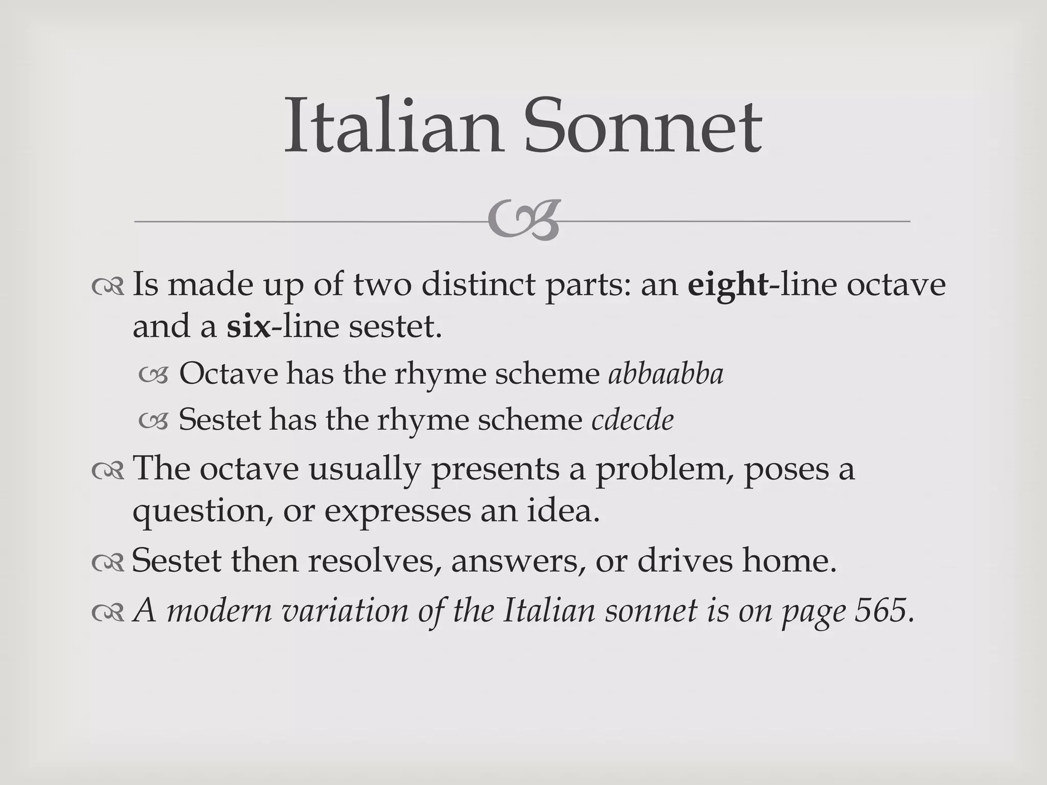 Poetry terms & types | PPTX