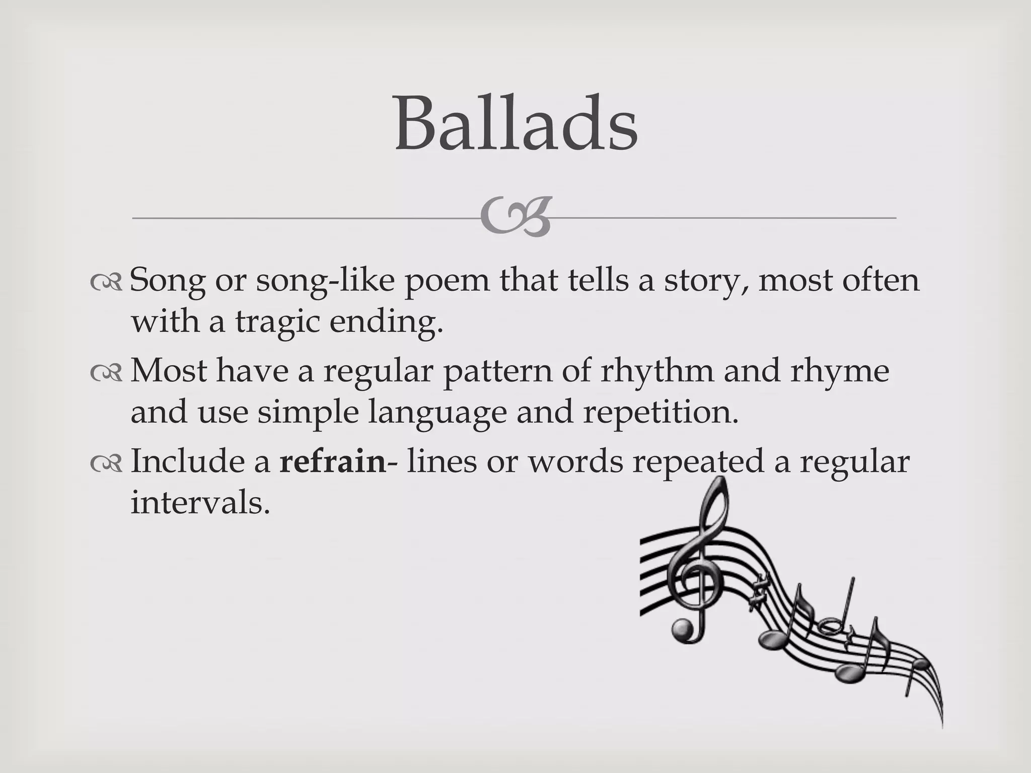 Poetry terms & types | PPTX