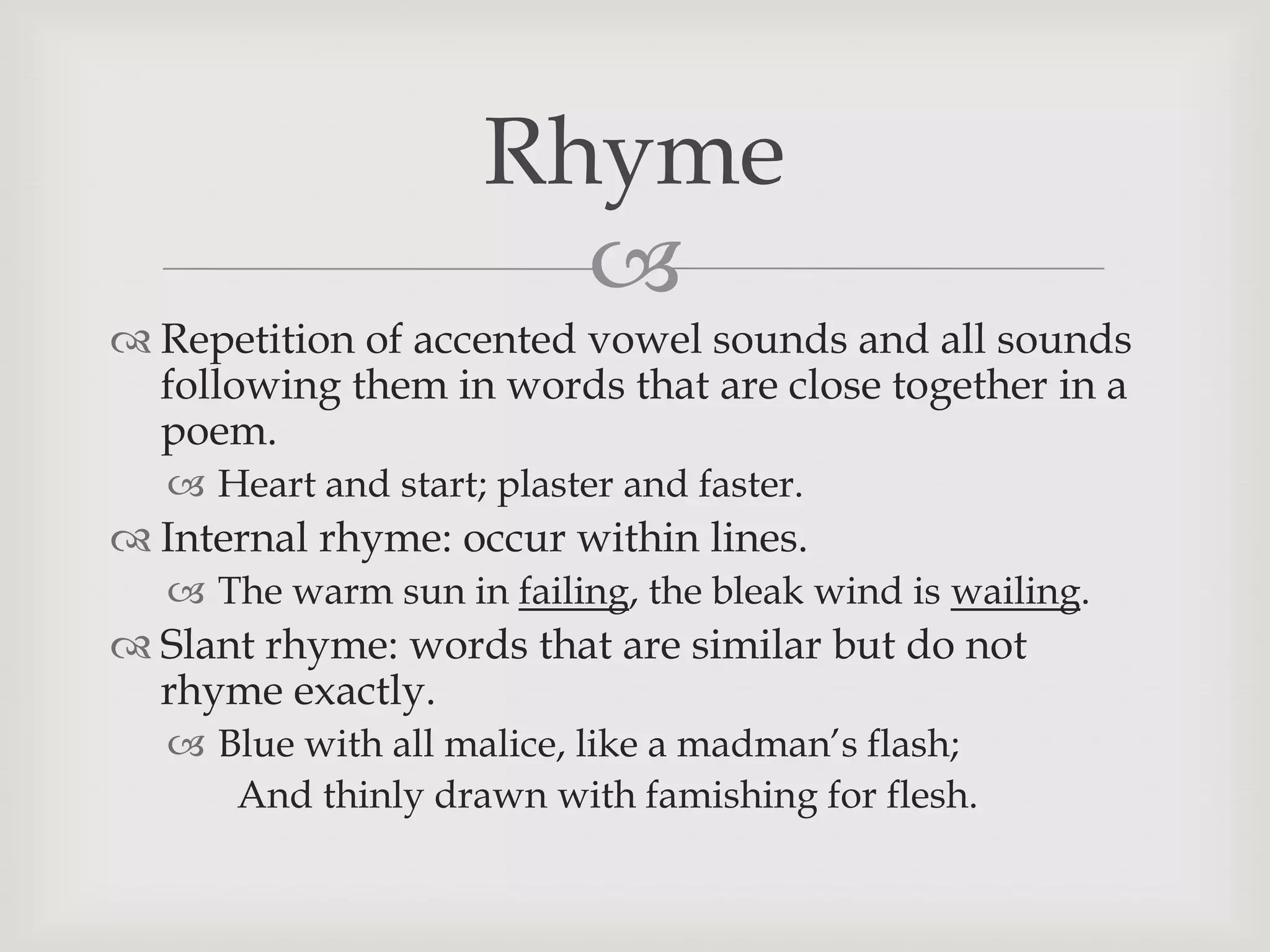 Poetry terms & types | PPTX