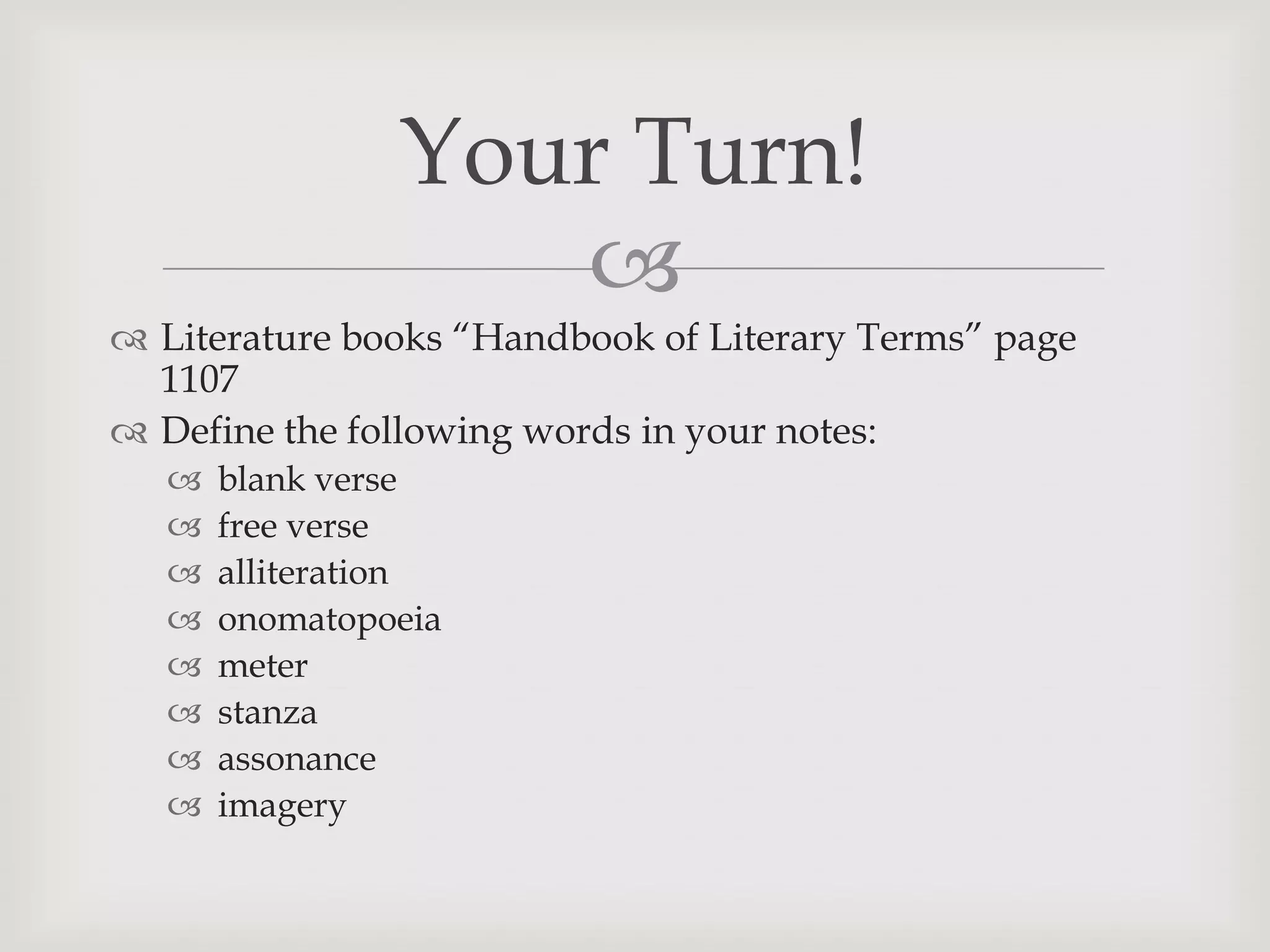 Poetry terms & types | PPTX