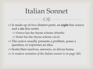 Poetry terms & types | PPTX | Poetry | Books and Literature