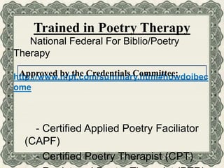 PoetryTtherapy | PPTX